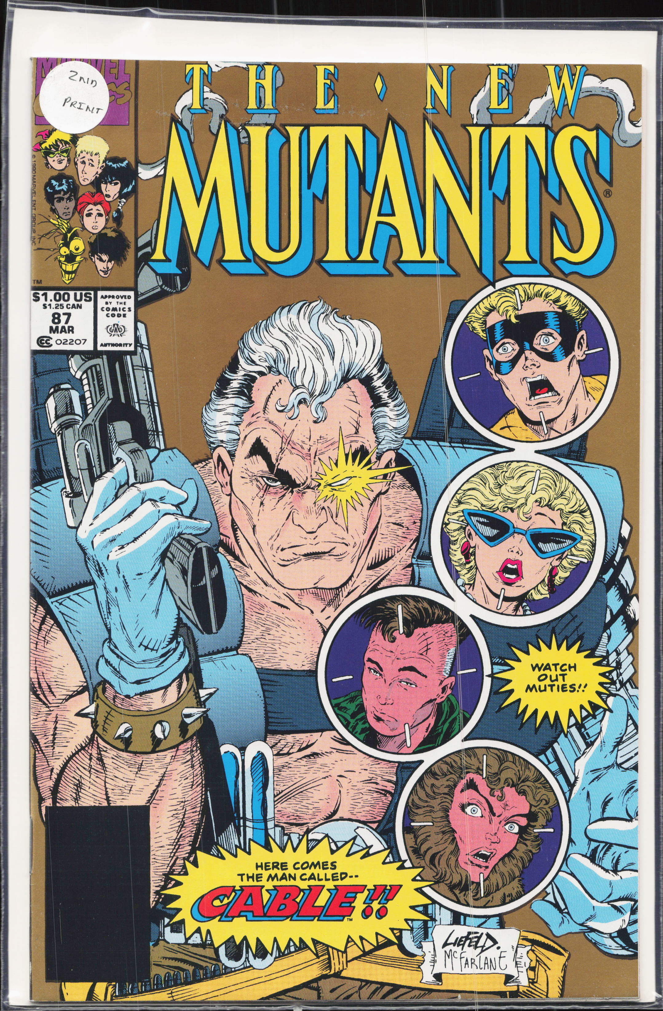 The New Mutants #87 (1990) New Mutants 2nd Print | Comic Books - Copper ...