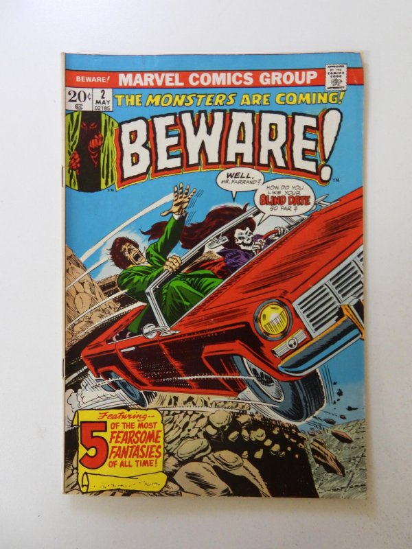 Beware! #2 (1973) FN- condition "staining front cover" | Comic Books ...