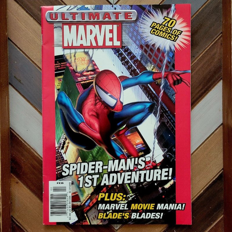 Ultimate Marvel Magazine #1 FN (Marvel 2001) 70 Pages! SPIDER-MAN ...