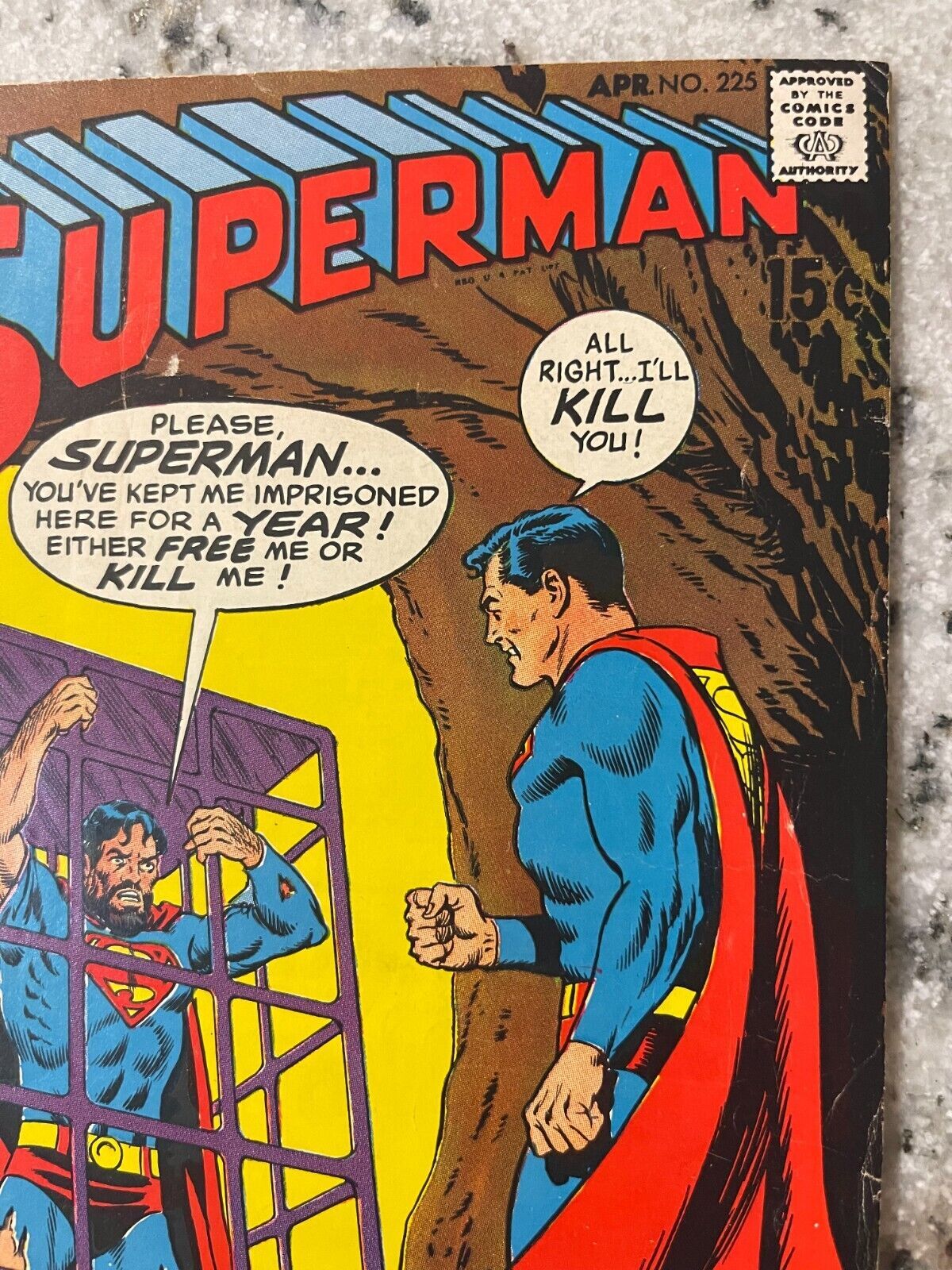 Superman # 225 FN Silver Age DC Comic Book Batman Flash Wonder Woman ...