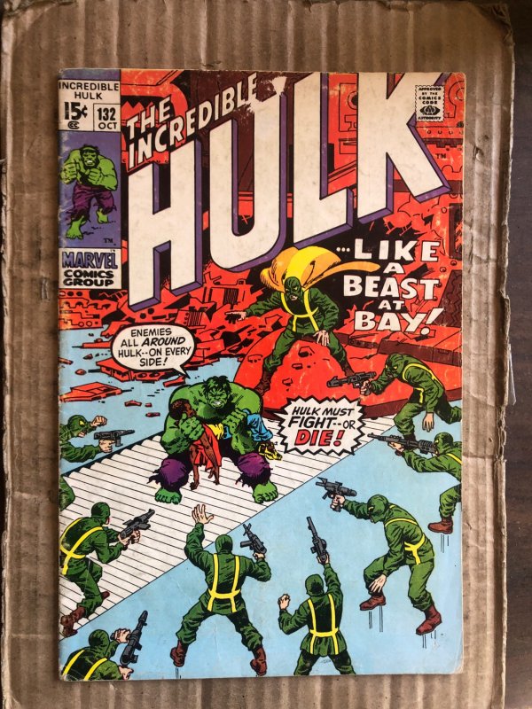 The Incredible Hulk #132 (1970) | Comic Books - Bronze Age, Marvel ...