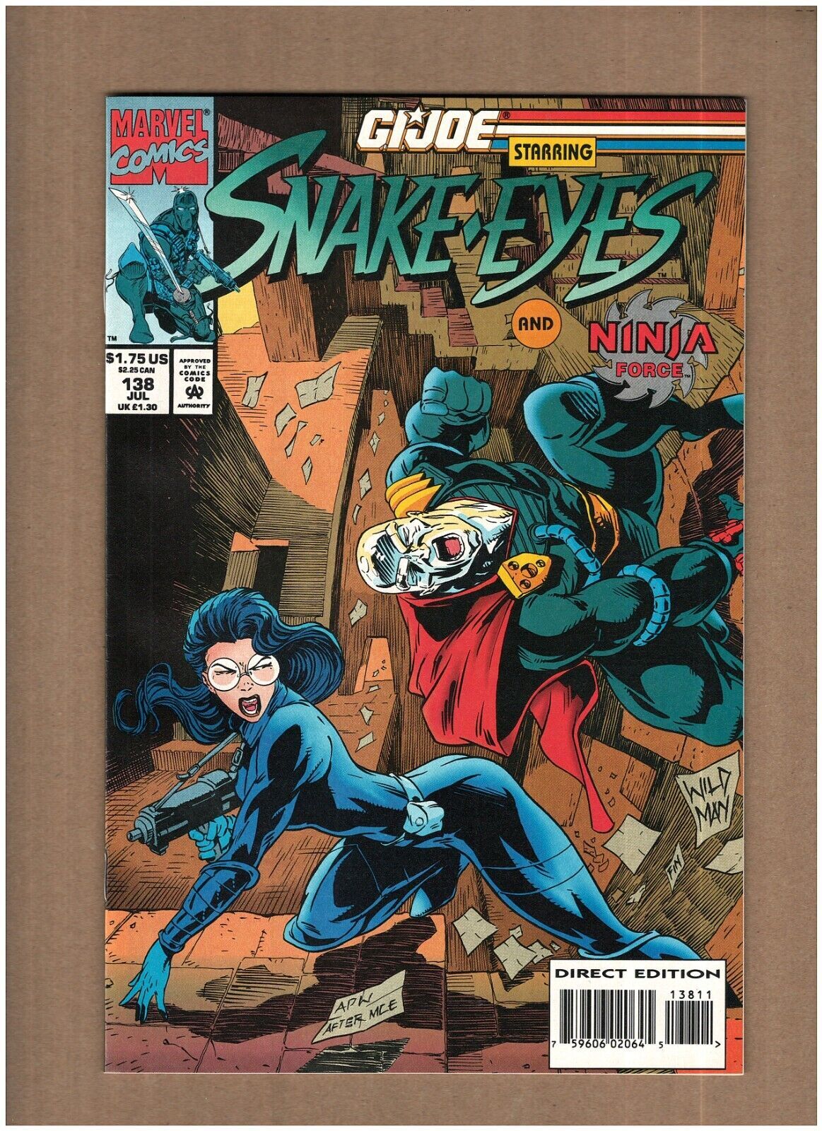 G.I. Joe ARAH #138 Marvel Comics 1993 Larry Hama Transformers app. FN 6 ...