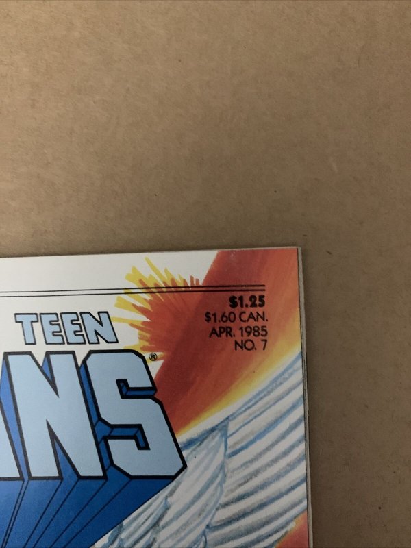 The New Teen Titans v2 #7 DC 1985 Origin of Lilith! Azrael Starfire 1st ...