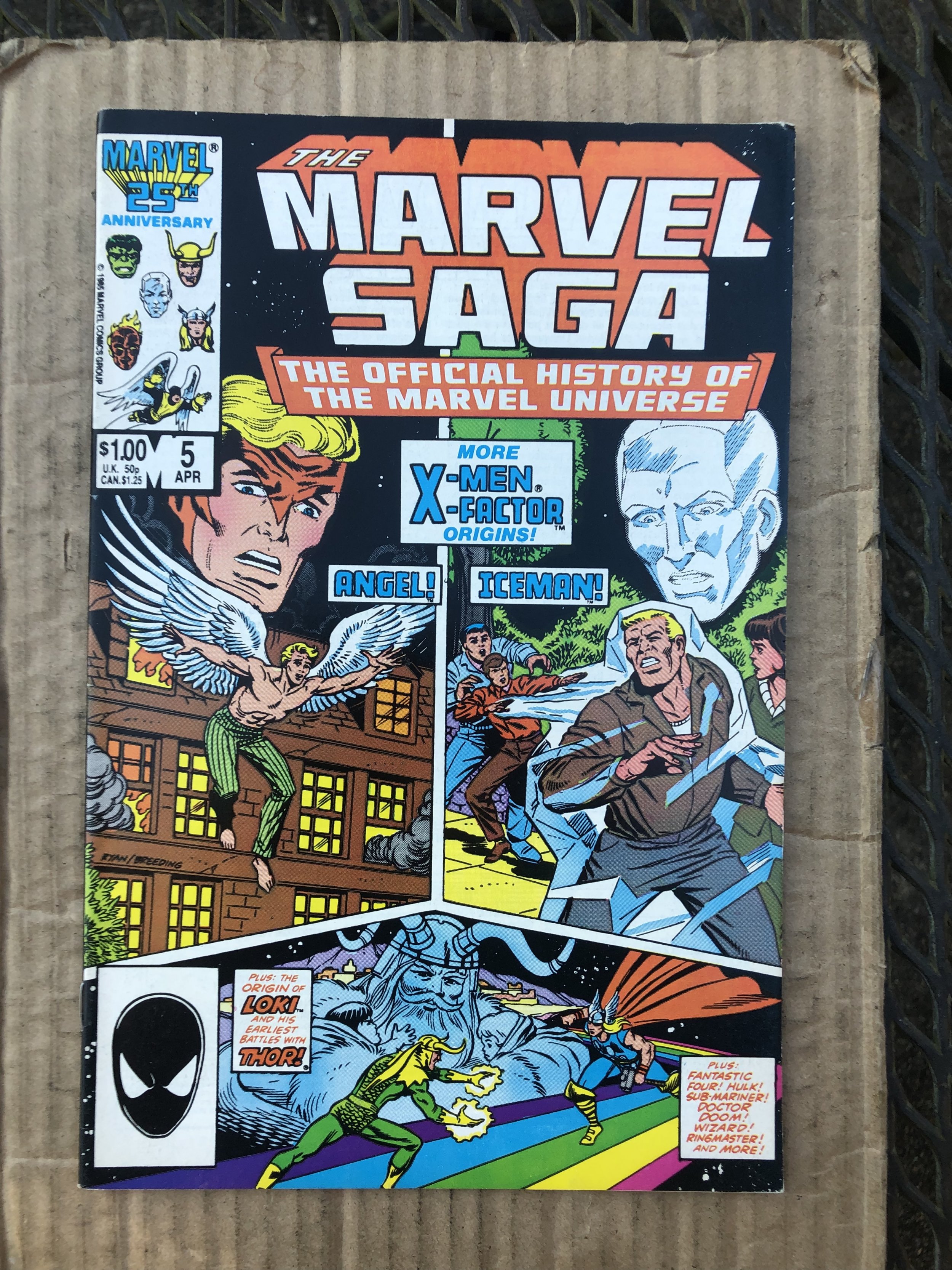 The Marvel Saga The Official History of the Marvel Universe #5 (1986 ...