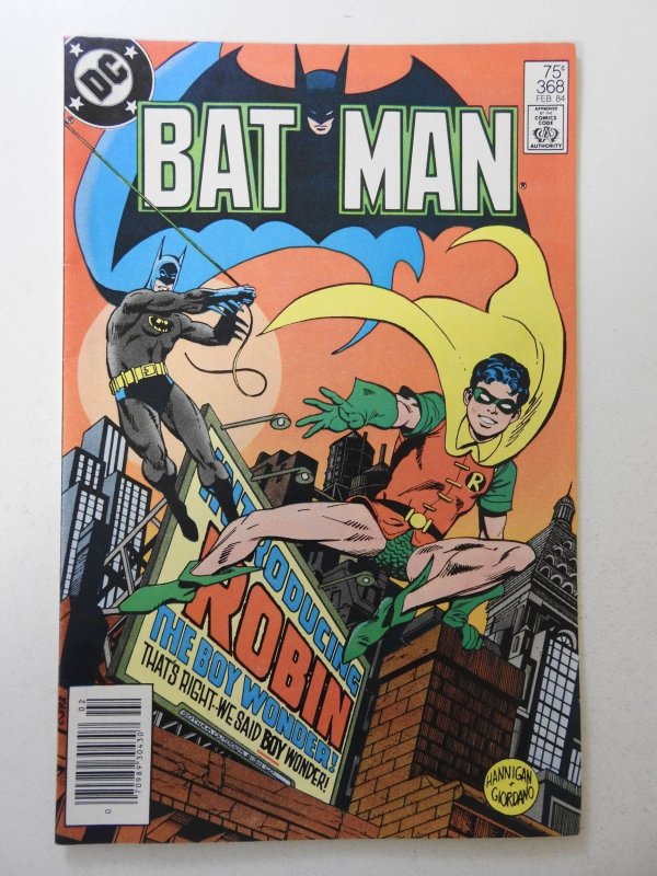 Batman #368 (1984) FN Condition! 1st Appearance of Jason Todd as Robin ...
