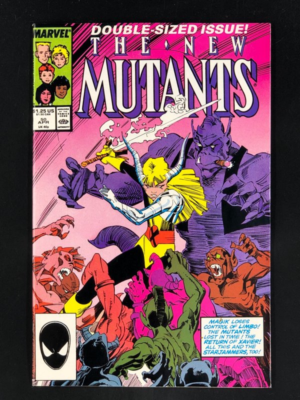 The New Mutants #50 (1987) VF- Cameo appearance of Grimjack from First ...