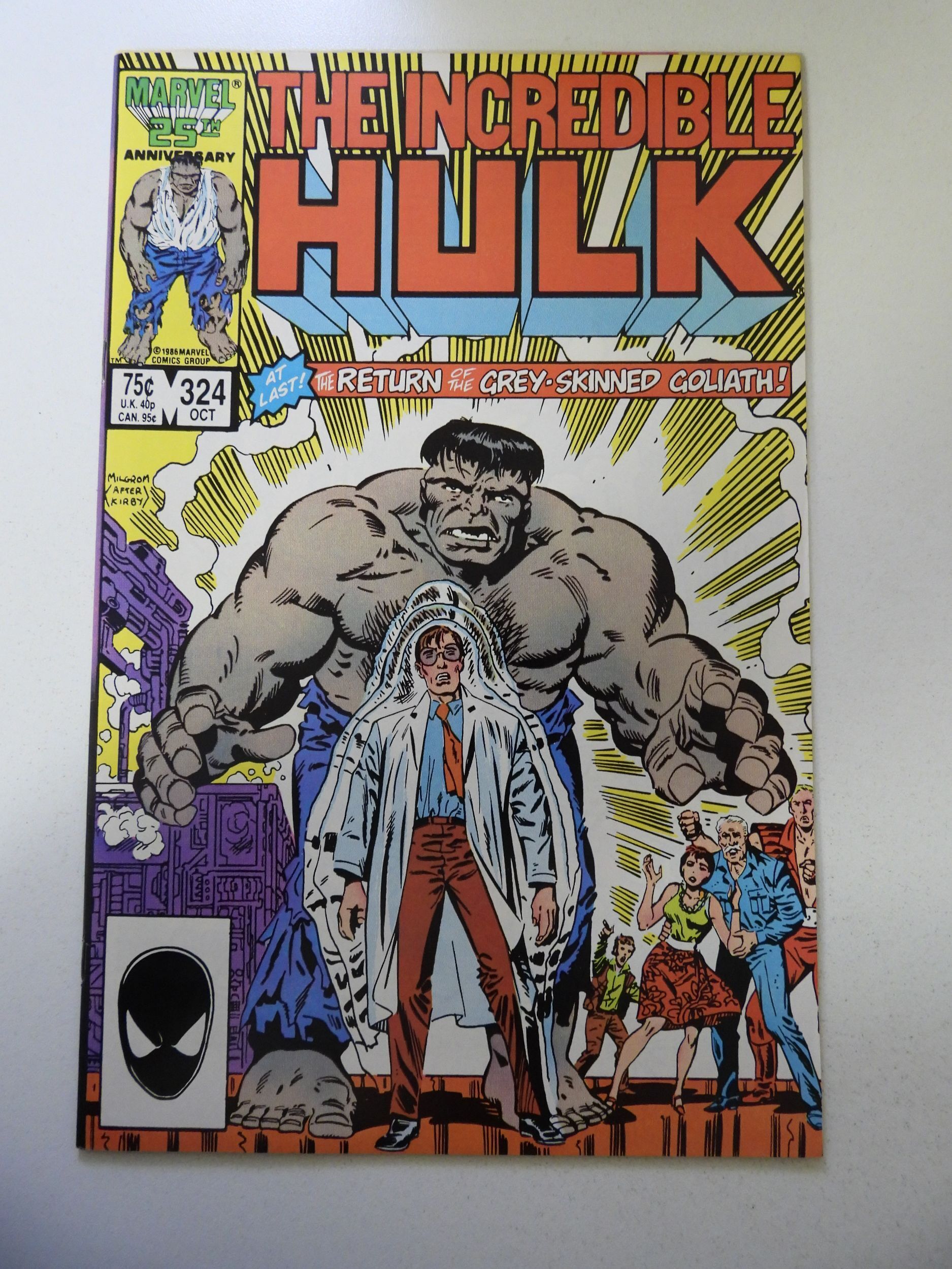 The Incredible Hulk #324 (1986) VG+ Condition tape pull bc | Comic ...