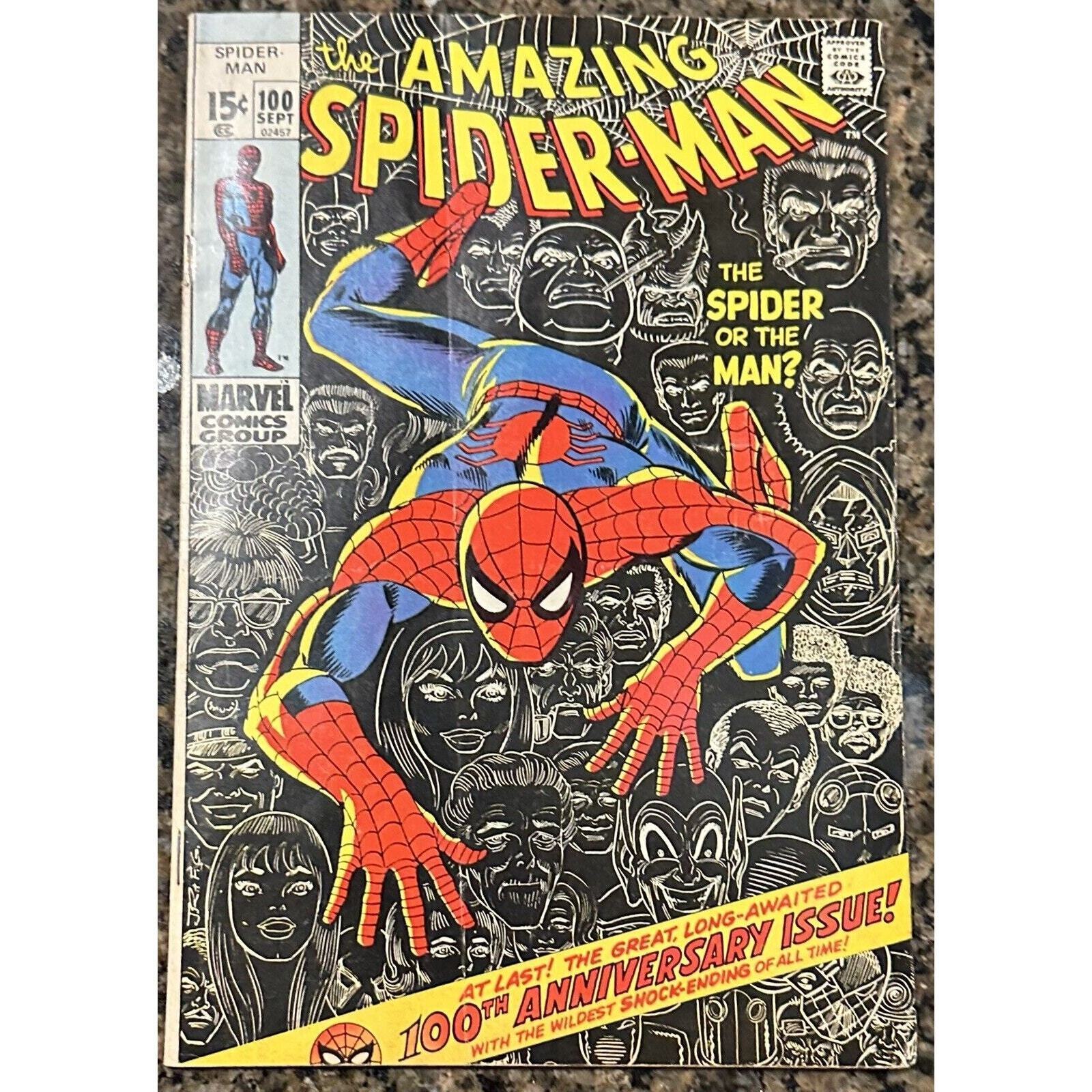 Amazing Spider-Man #100 (1971) ~ 100th Anniversary Issue / Classic ...