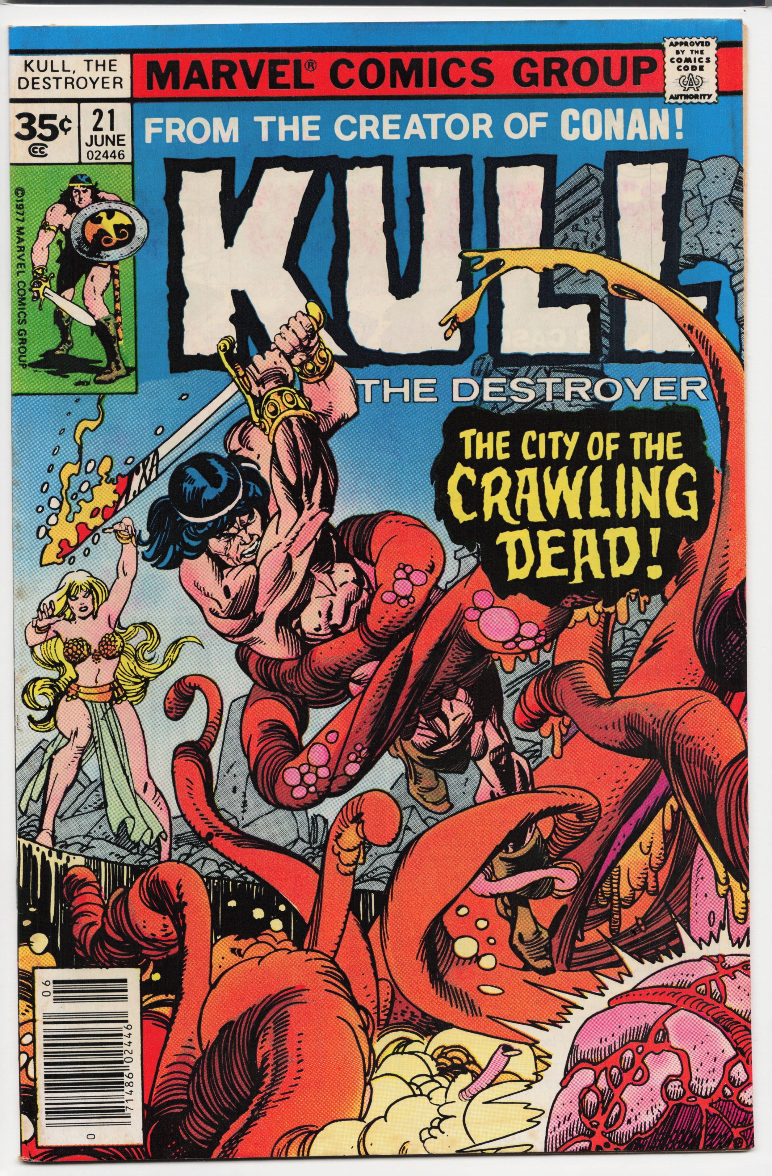 Kull the Destroyer #21 (1977) Kull | Comic Books - Bronze Age, Marvel ...