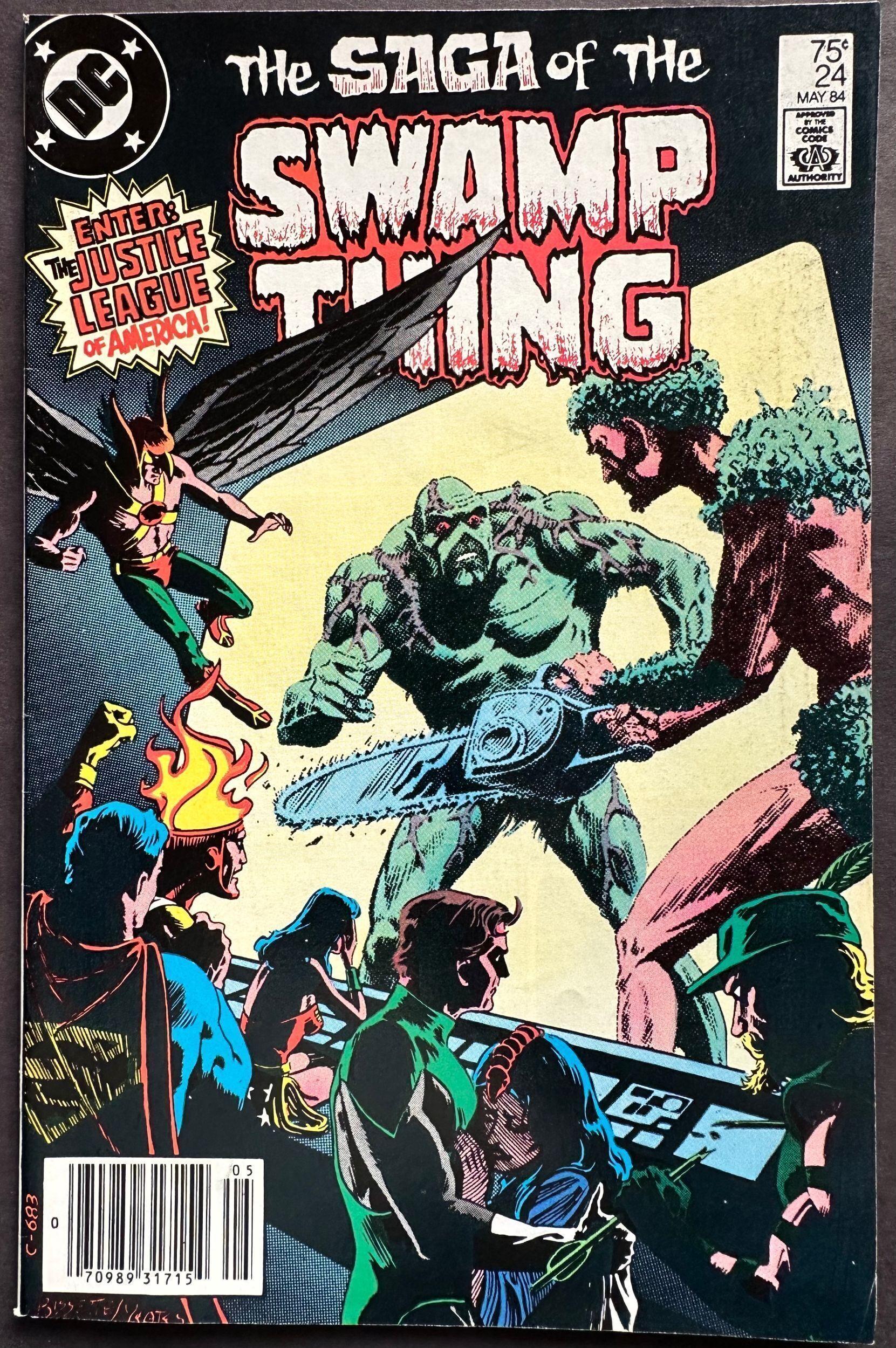 The Saga of Swamp Thing #24 Newsstand Edition (1984) | Comic Books ...