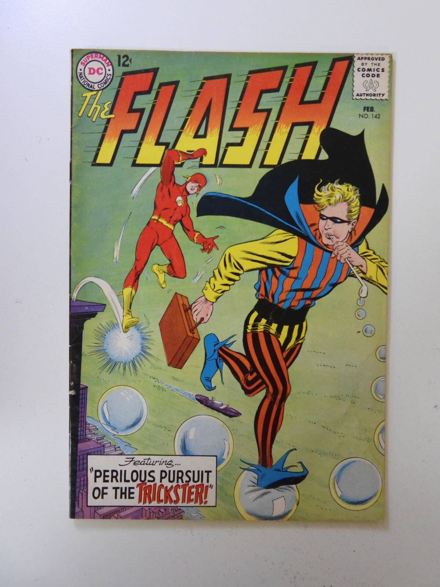 The Flash #142 (1964) VG condition "moisture damage" | Comic Books ...