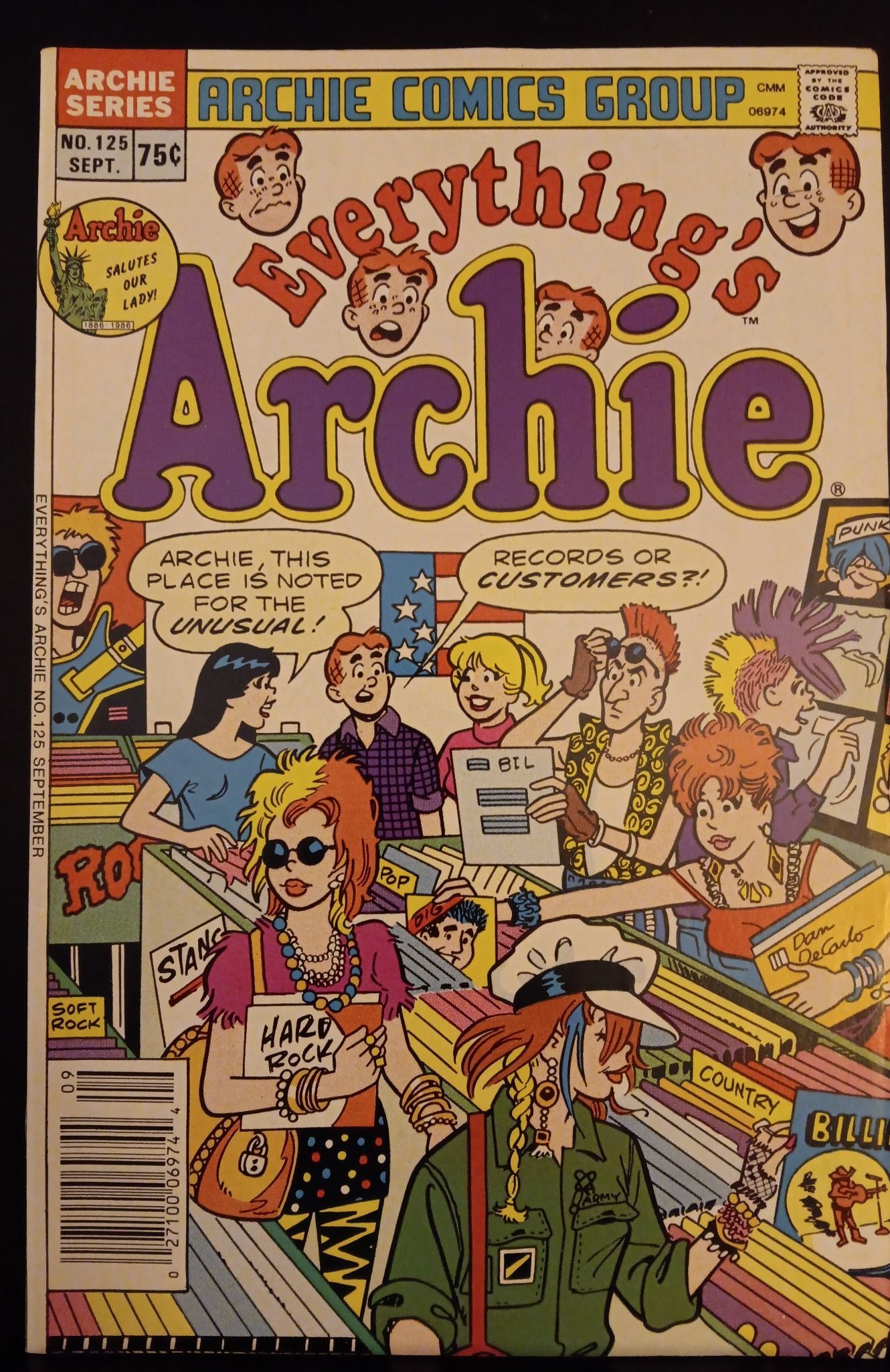 Everything's Archie #125 (1986)vf | Comic Books - Copper Age, Archie ...