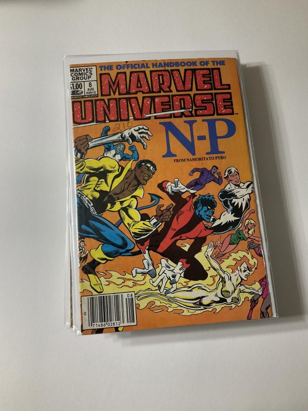 The Official Handbook of the Marvel Universe #8 Canadian Variant (1983 ...