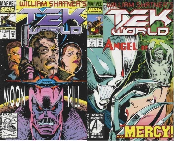 TEK WORLD (1992 EPIC) 1-24 WILLIAM SHATNER'S novel series adapted ...