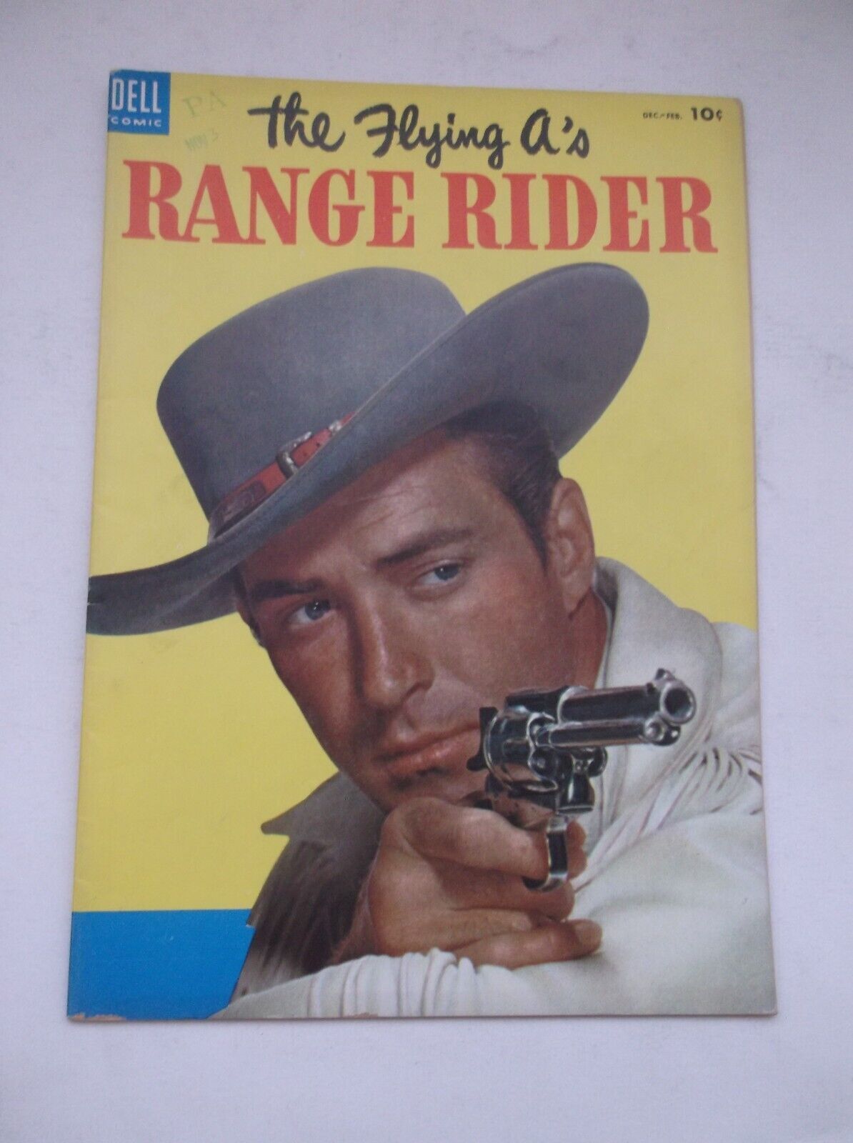 Dell: the Flying A'S Range Rider #4, Nice Photo Cover, 1954, FN+ (6.5 ...