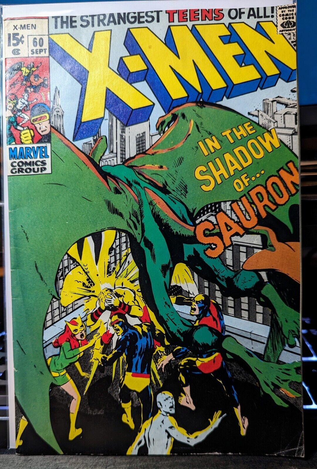 X-MEN #60 61 Neal Adams 1969 1st Sauron JC Penny Reprint 1993-Combine ...