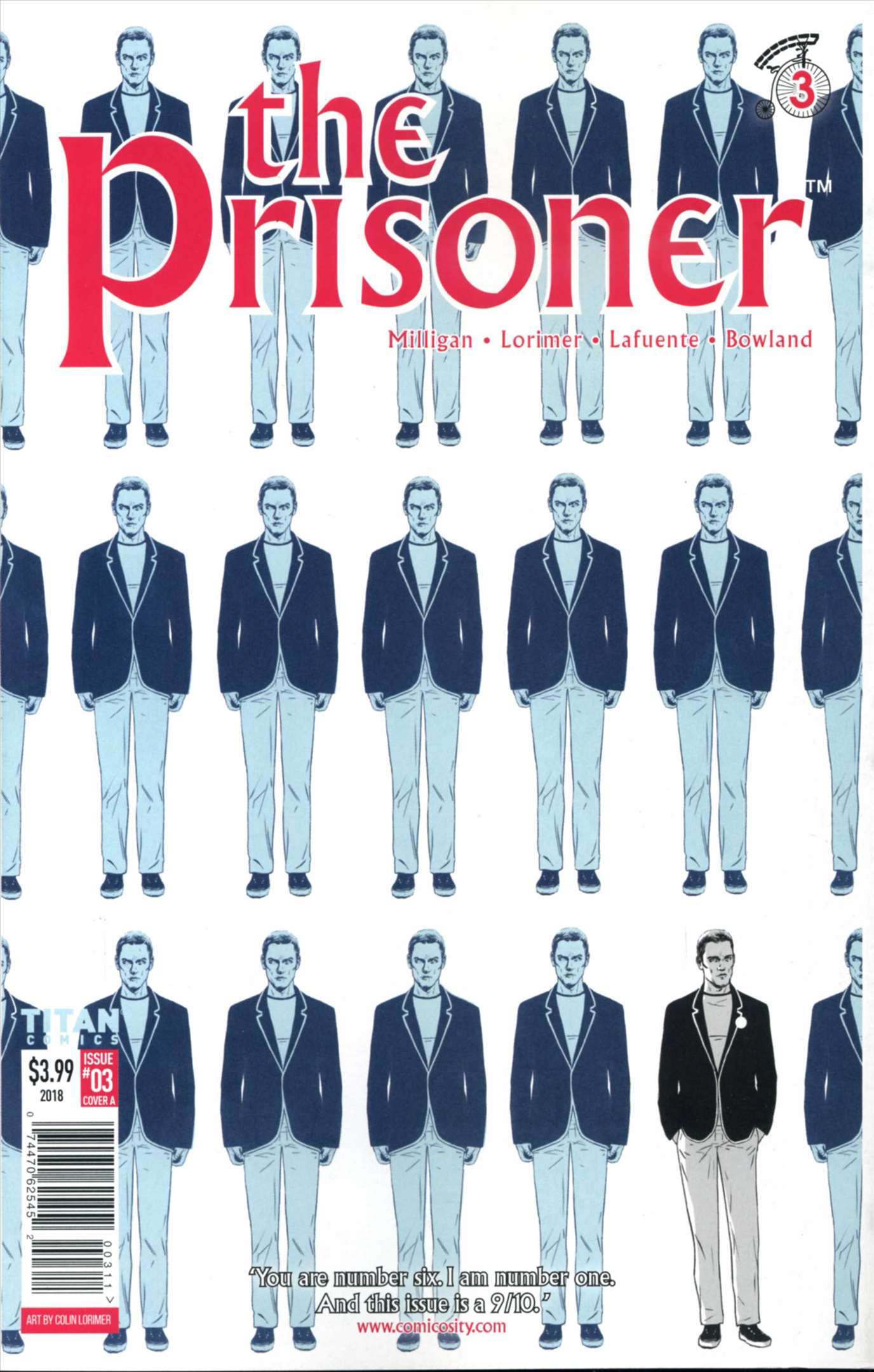 Prisoner, The: The Uncertainty Machine #3A FN ; Titan | Based on TV ... Prisoner, The: The Uncertainty Machine #3A FN ; Titan | Based on TV ...