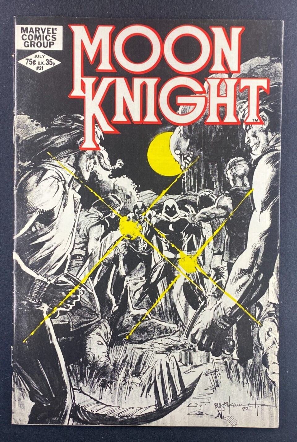 Moon Knight (1980) #21 VF (8.0) Bill Sienkiewicz Brother Voodoo | Comic ...
