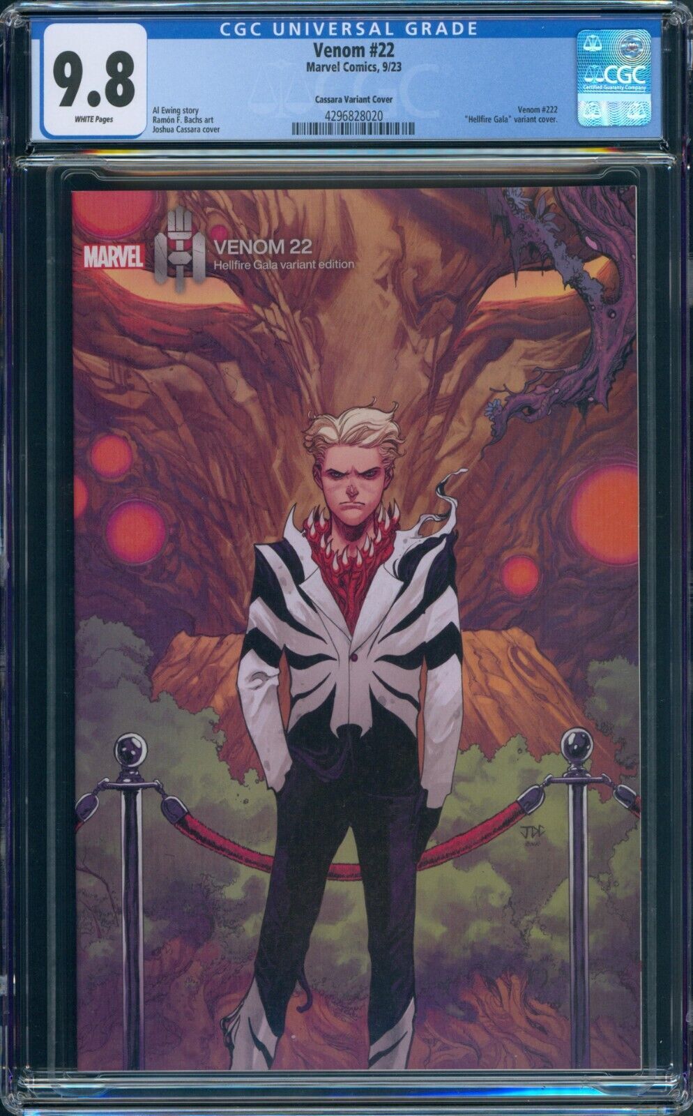 Venom #22 CGC 9.8 Cassara Dylan Brock Hellfire Gala Variant Marvel 2023 ...