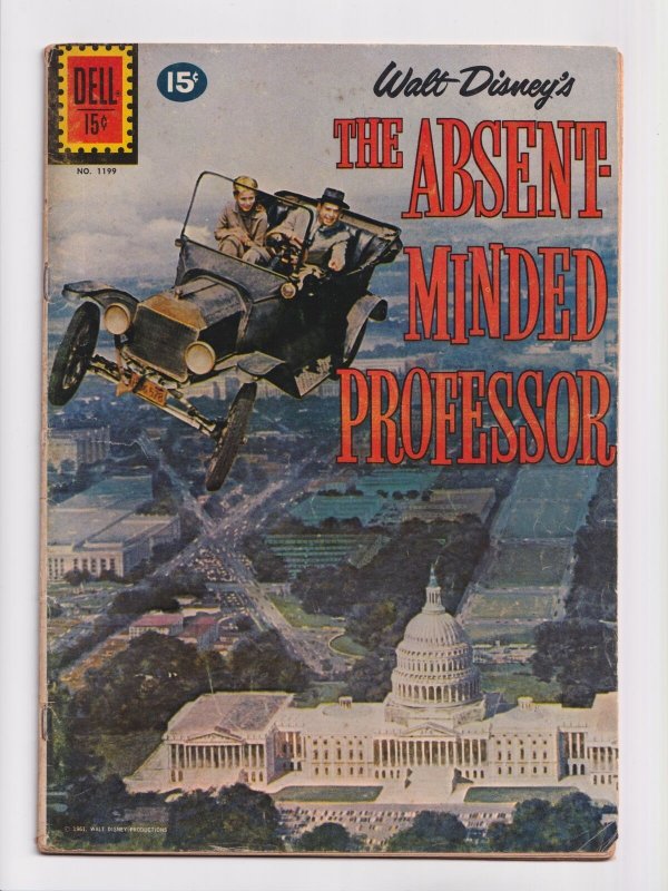 Four Color #1199 Walt Disney's Absent Minded Professor Dell Comic 1961 ...