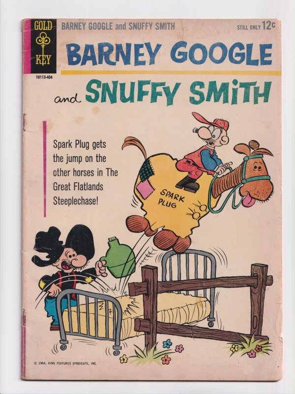 Barney Google and Snuffy Smith #1 Gold Key 1964 Vintage Comic Book Nice ...