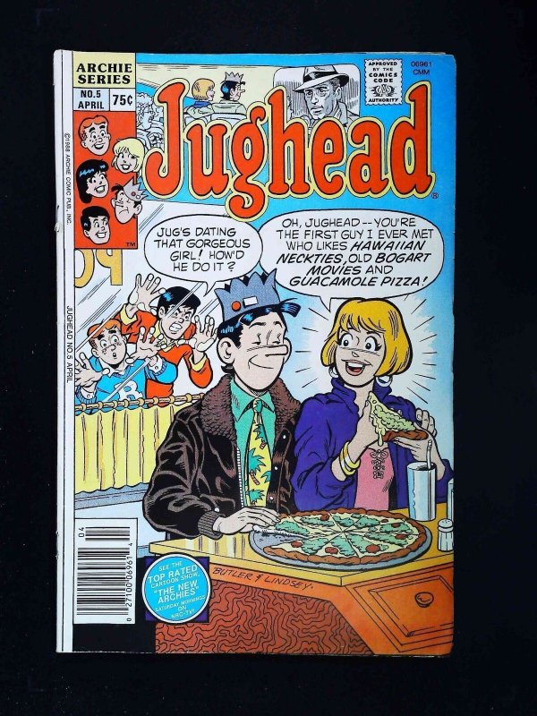 Jughead #5 (2Nd Series) Archie Comics 1988 Fn- Newsstand | Comic Books ...
