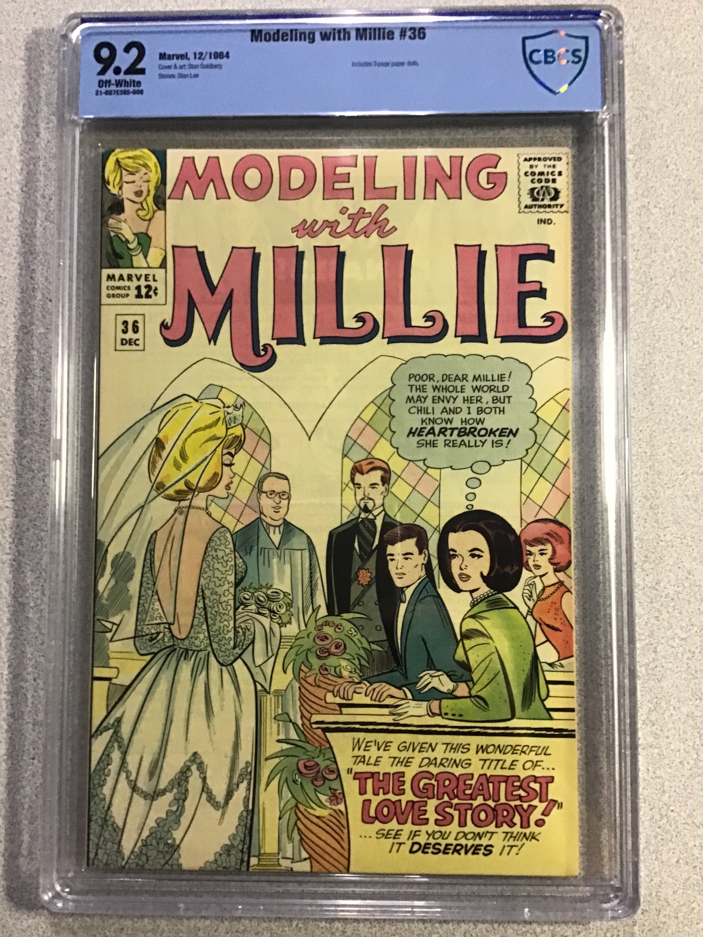 Modeling With Millie #36 (1964) CGC 9.2, Very Rare Silver Age! | Comic ...