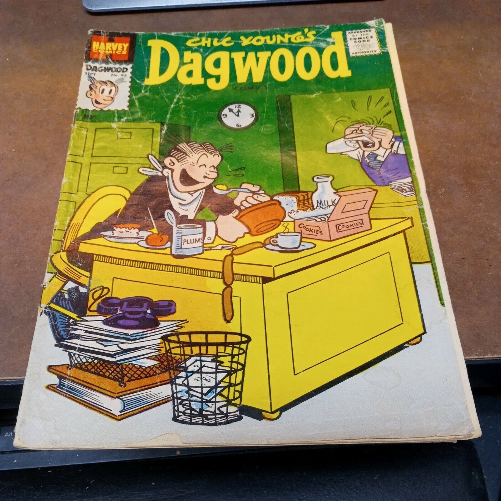 Vintage Chic Young's Dagwood Comics(Harvey) #93 Silver age 1958 cartoon ...