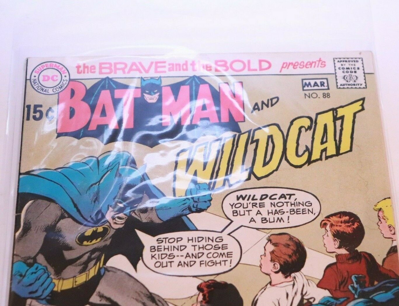 Brave and the Bold 88 Batman Wildcat Adams Cover 1970 DC Comics | Comic ...