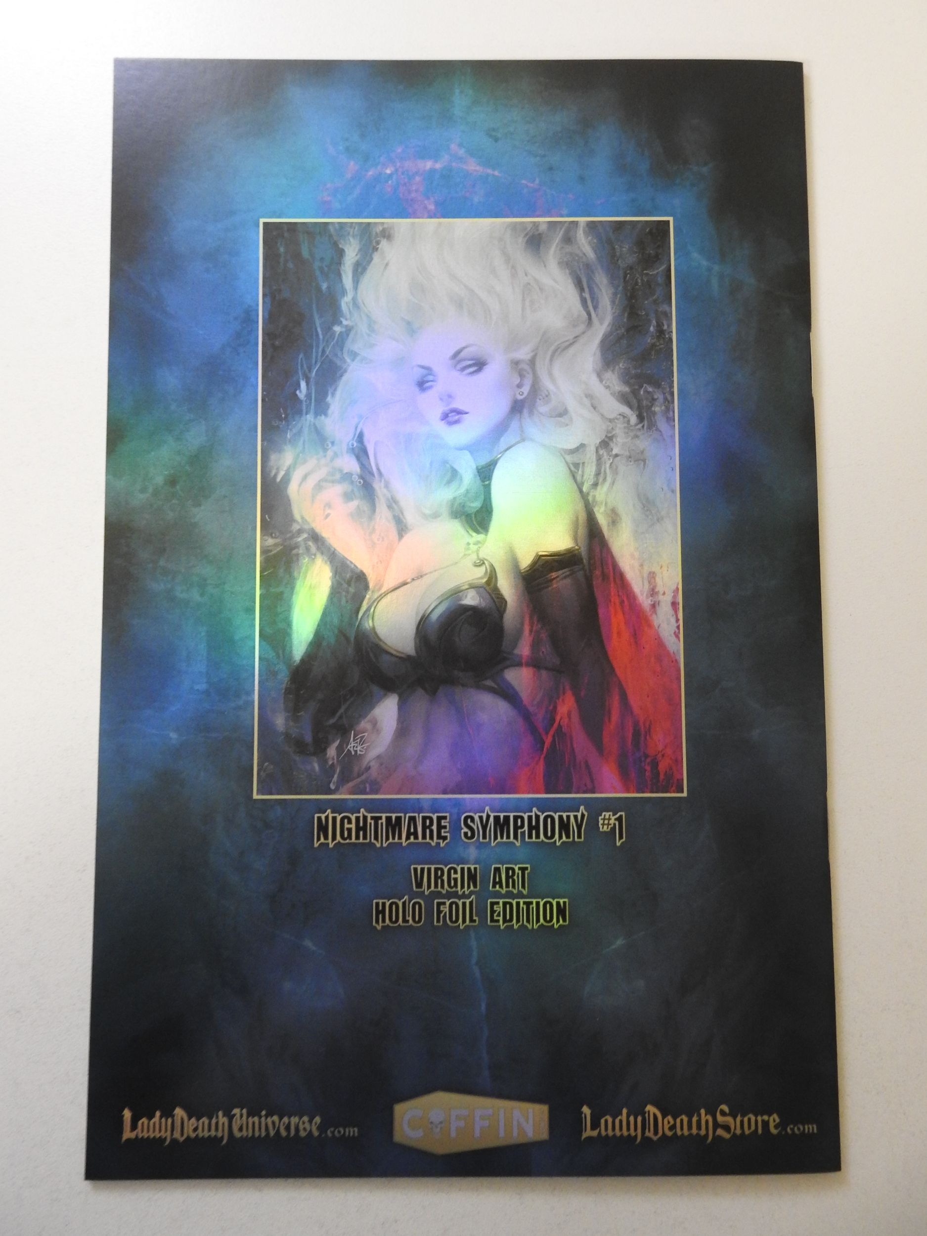 Lady Death: Nightmare Symphony Virgin Art Holo Foil (2018) NM ! W ...