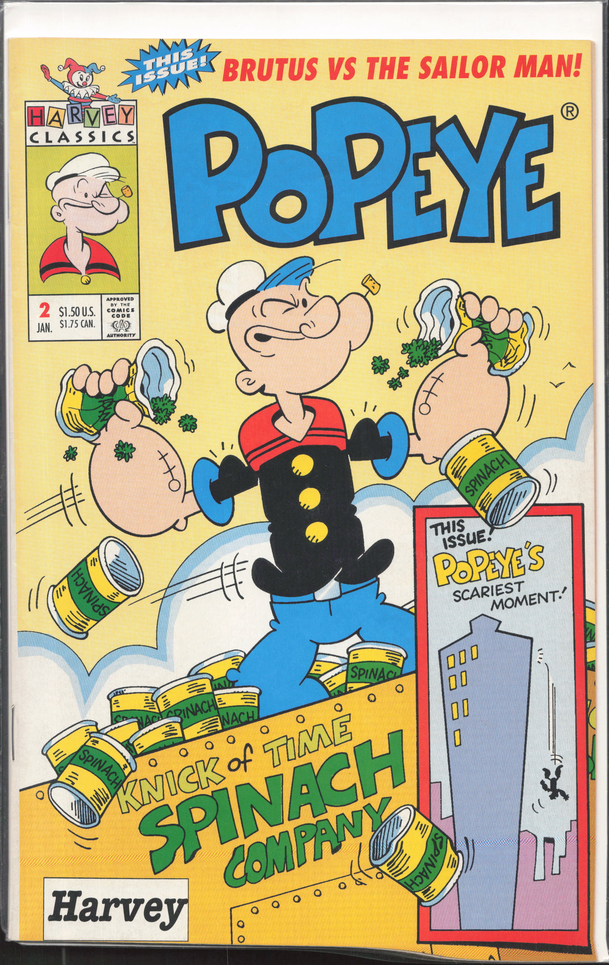 Popeye #2 (1994) Popeye | Comic Books - Modern Age, Harvey, Popeye ...