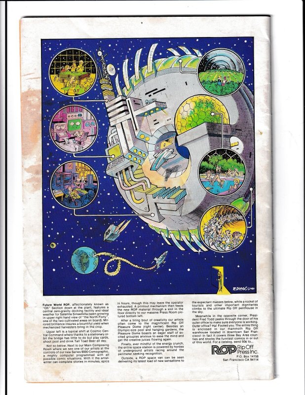 Rip Off Comix #7 (1980) First Print - 75 cents cover Rip Off Press ...