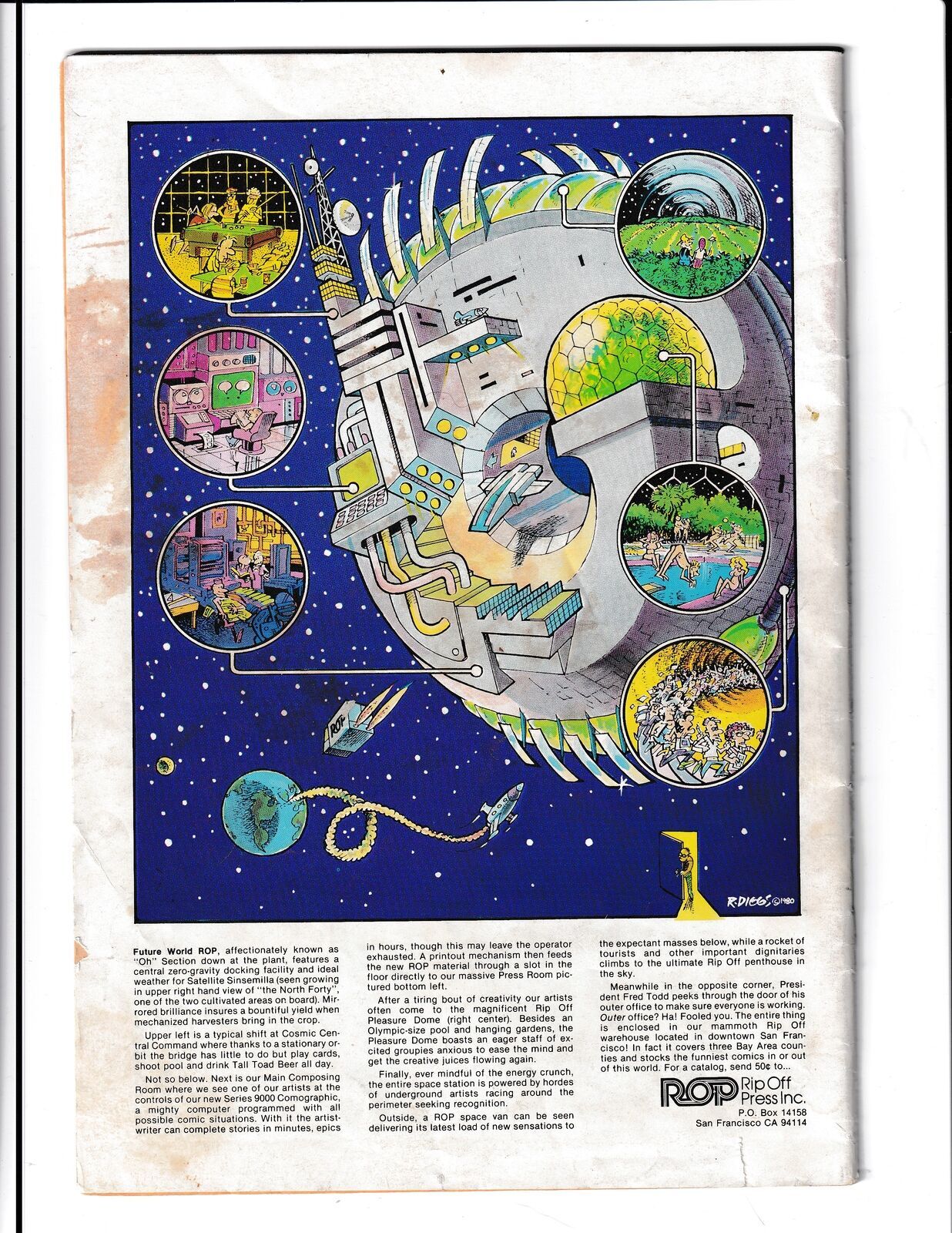 Rip Off Comix #7 (1980) First Print - 75 cents cover Rip Off Press ...