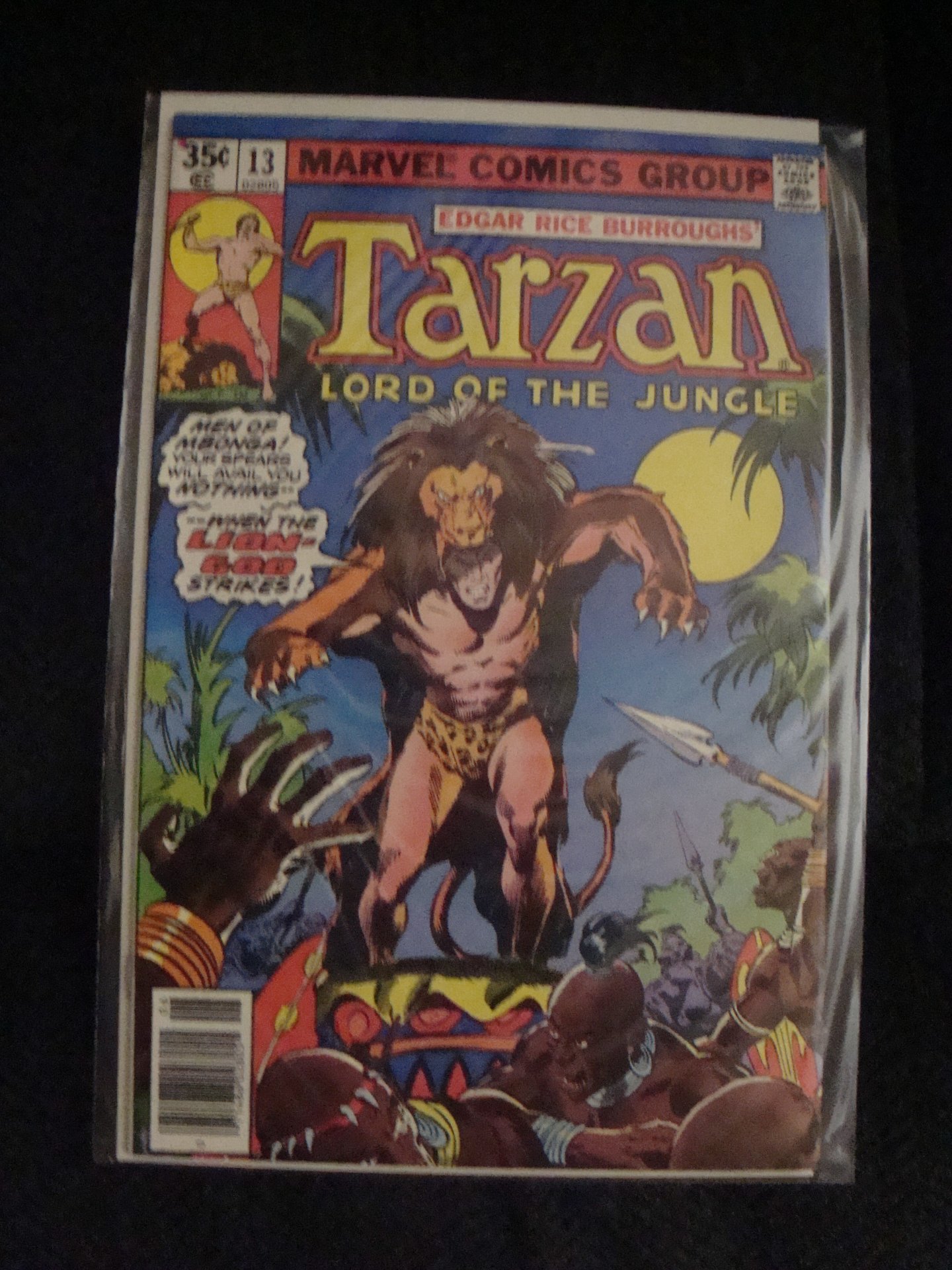 Tarzan #13 (Vol. 2 - 1977) John Buscema Cover & Art Roy Thomas Story ...