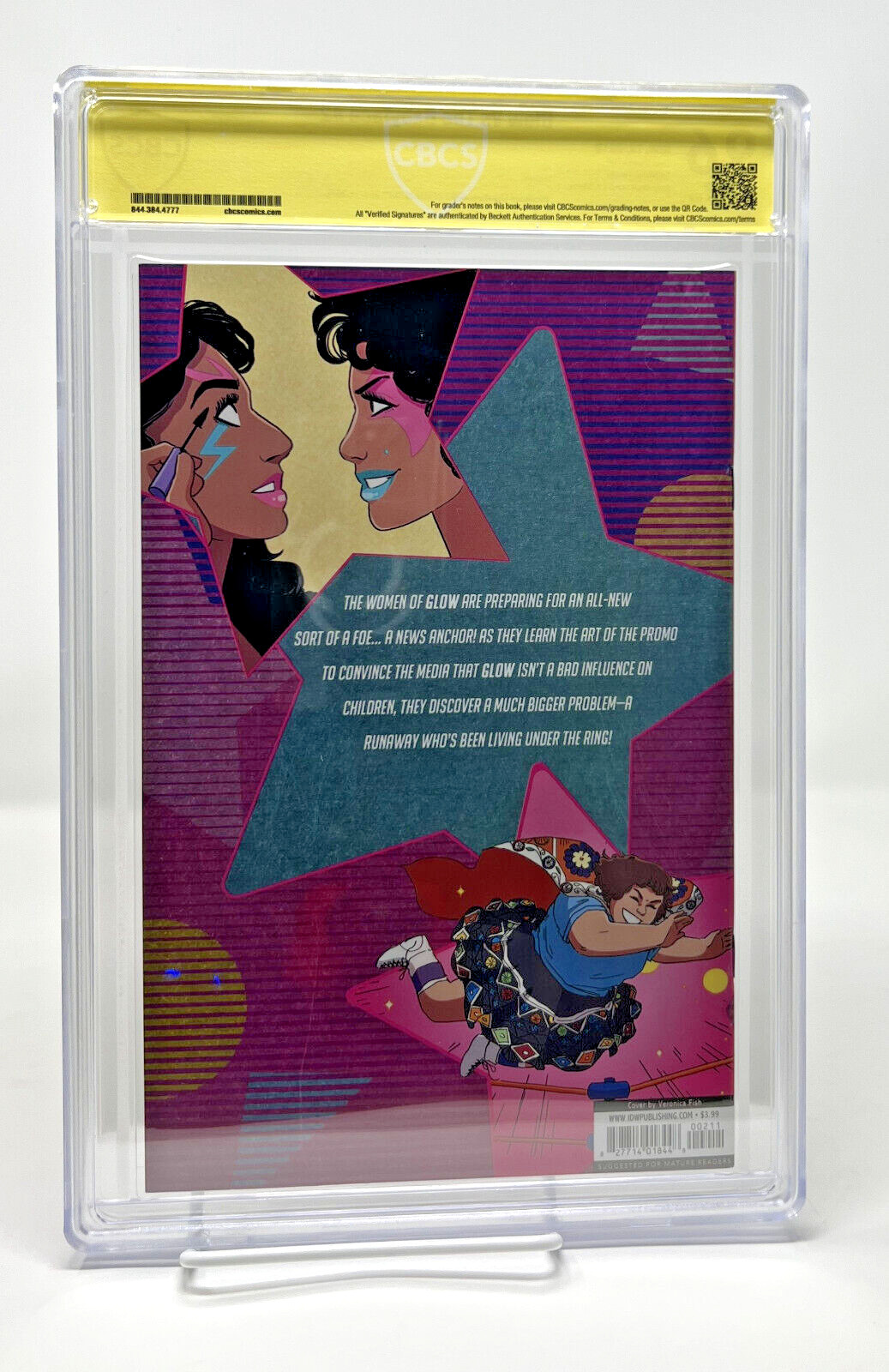 GLOW VERSE THE BABYFACE #2 Signed by Aimee Garcia 9.6 | Comic Books ...