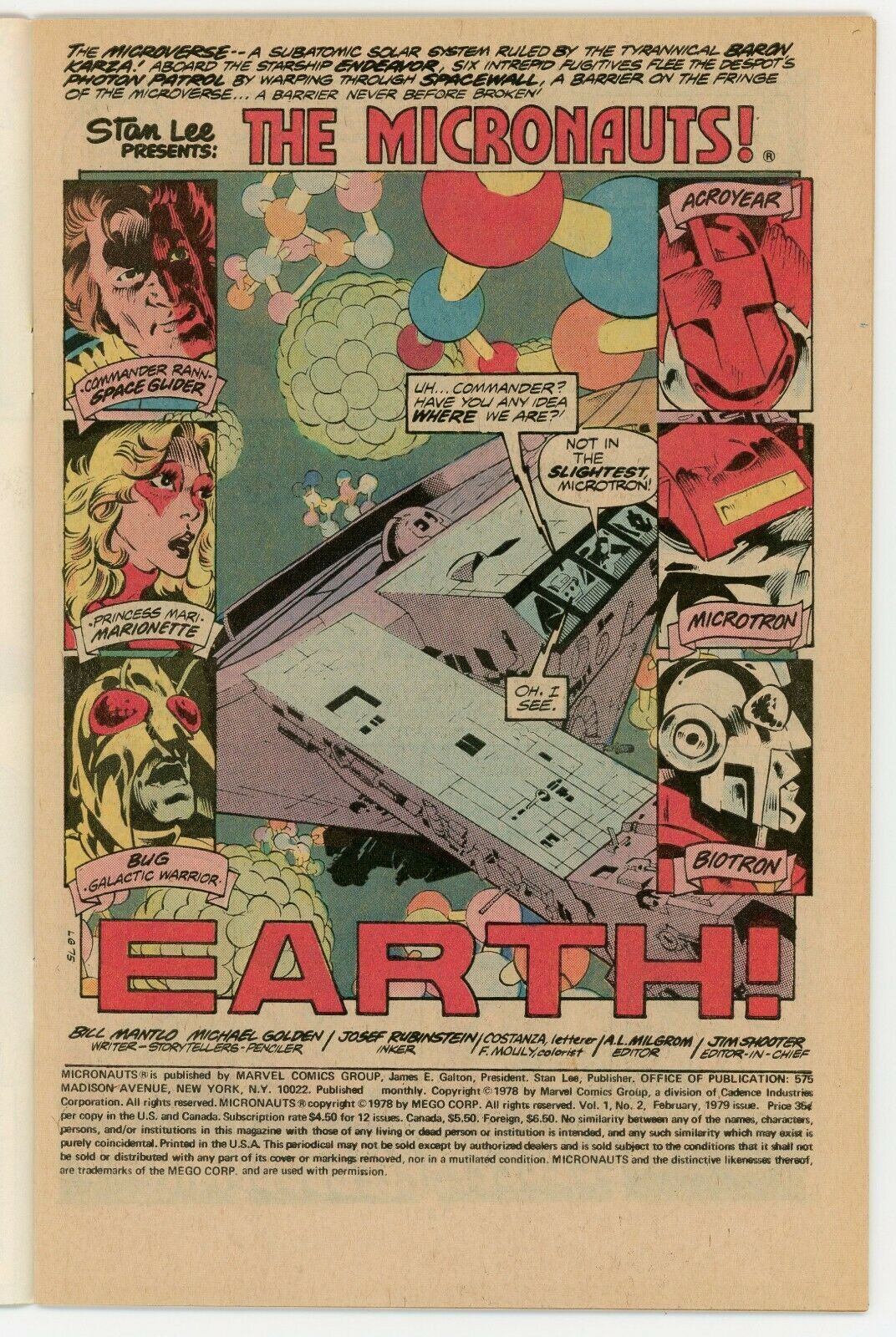 Micronauts 2 NM 9.2 Marvel 1978 Bronze Age Toy Tie in | Comic Books ...