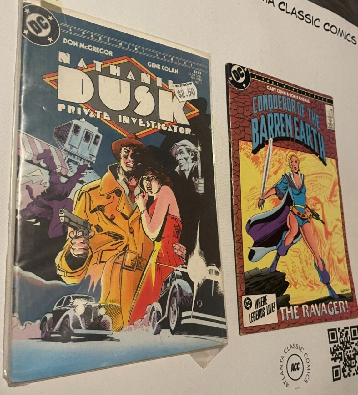 3 DC Comics Congorilla 1 + Conqueror Barren Earth 1 + Nathaniel Dusk 1 ...