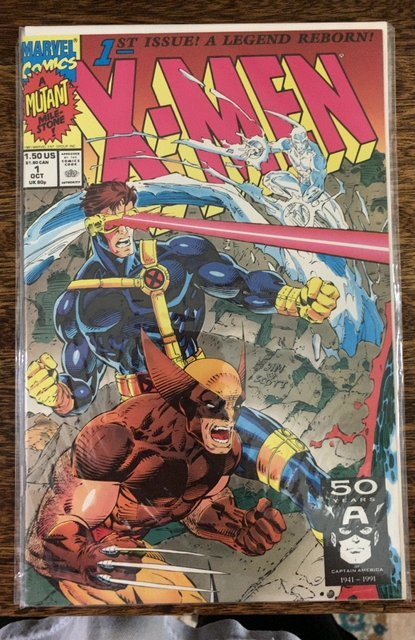 X-Men #1 (1991) wolverine, cyclops, iceman | Comic Books - Copper Age ...