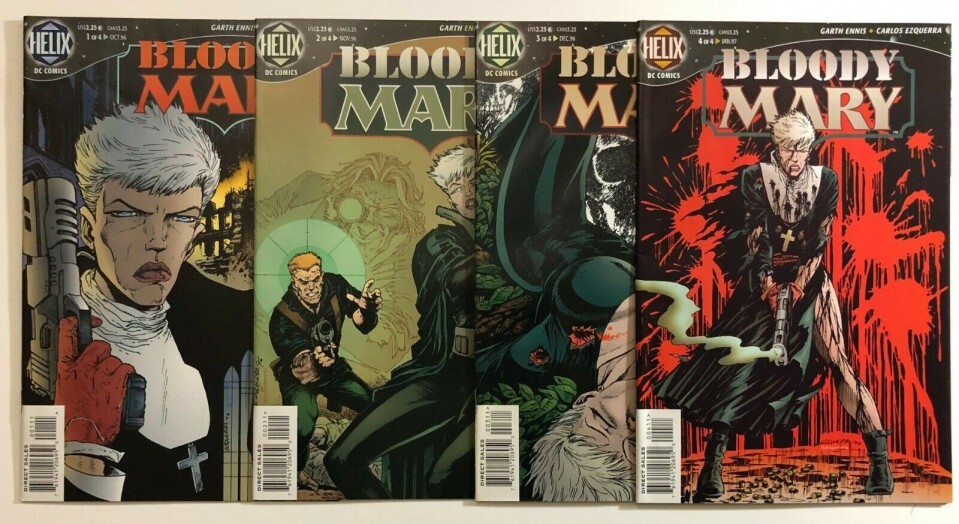Bloody Mary (1996) 1 2 3 4 NM (9.4) complete set Garth Ennis DC/Helix ...