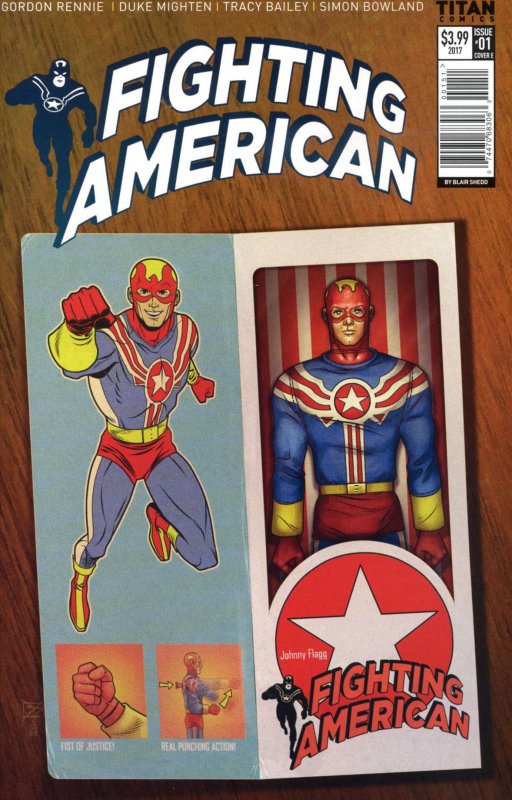 Fighting American (Titan, 2nd Series) #1E VF/NM ; Titan | Action Figure ...