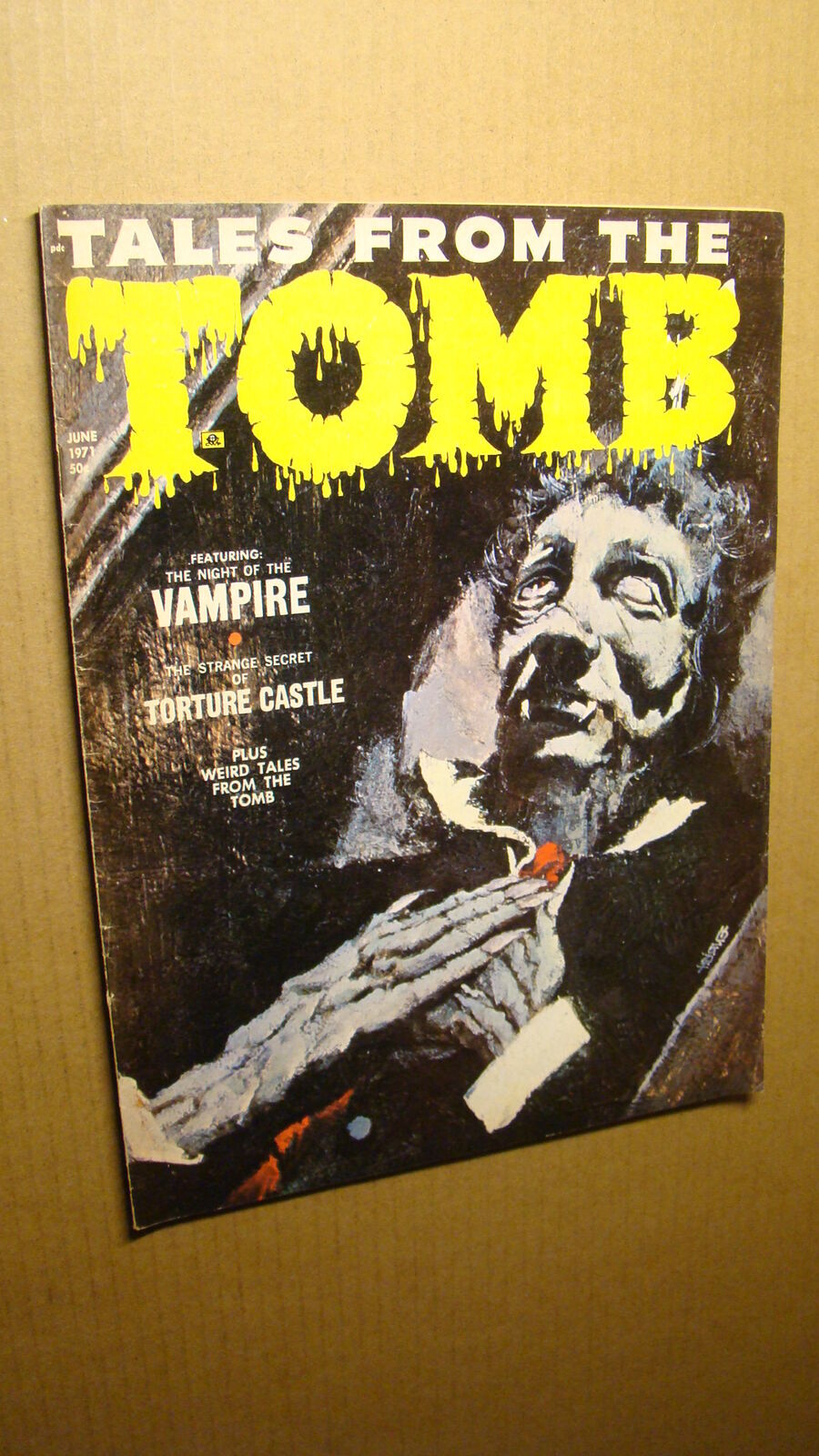 Tales From the Tomb 3 June 1971 *Nice Copy* Vampire Scarce Eerie ...