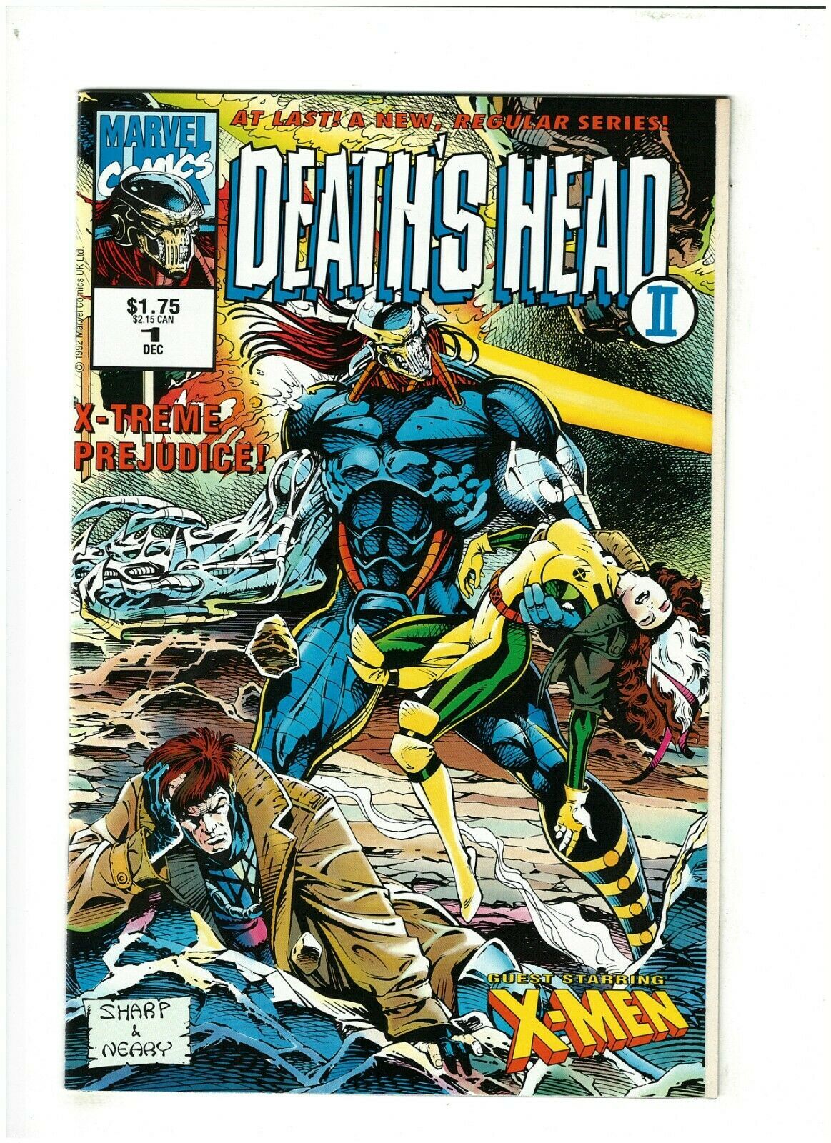 Death's Head II #1 NM- 9.2 Marvel UK Comics 1992 Ongoing Series, X-Men ...