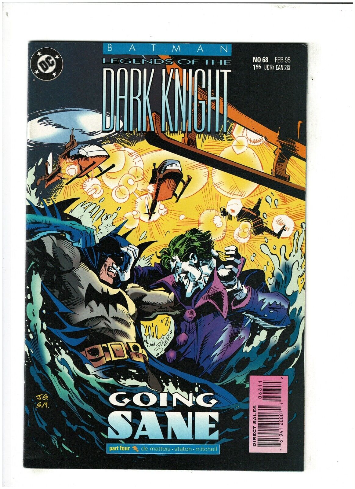 Batman Legends of the Dark Knight #68 VF 8.0 DC Comics 1995 vs. Joker ...