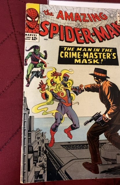 The Amazing Spider-Man #26 (1965)the crime-Masters cover creasemask ...