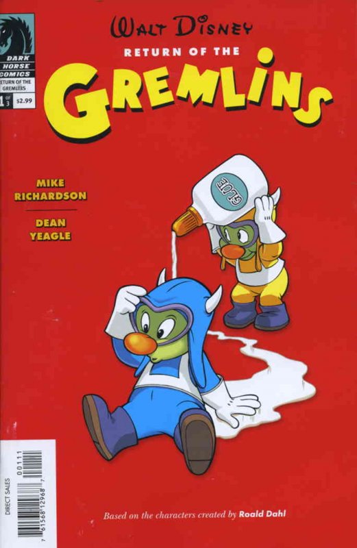 Return of the Gremlins #1 VF ; Dark Horse | Walt Disney Roald Dahl ...