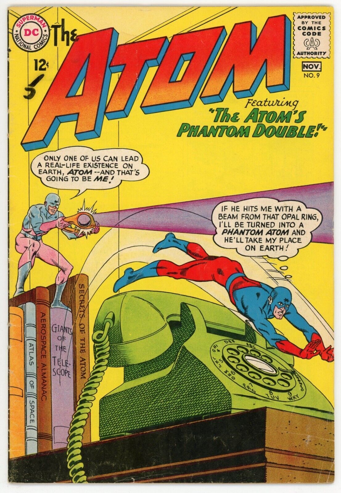 The Atom 9 VGFN 5.0 DC 1963 Silver Age Gardner Fox Gil Kane Time Pool ...