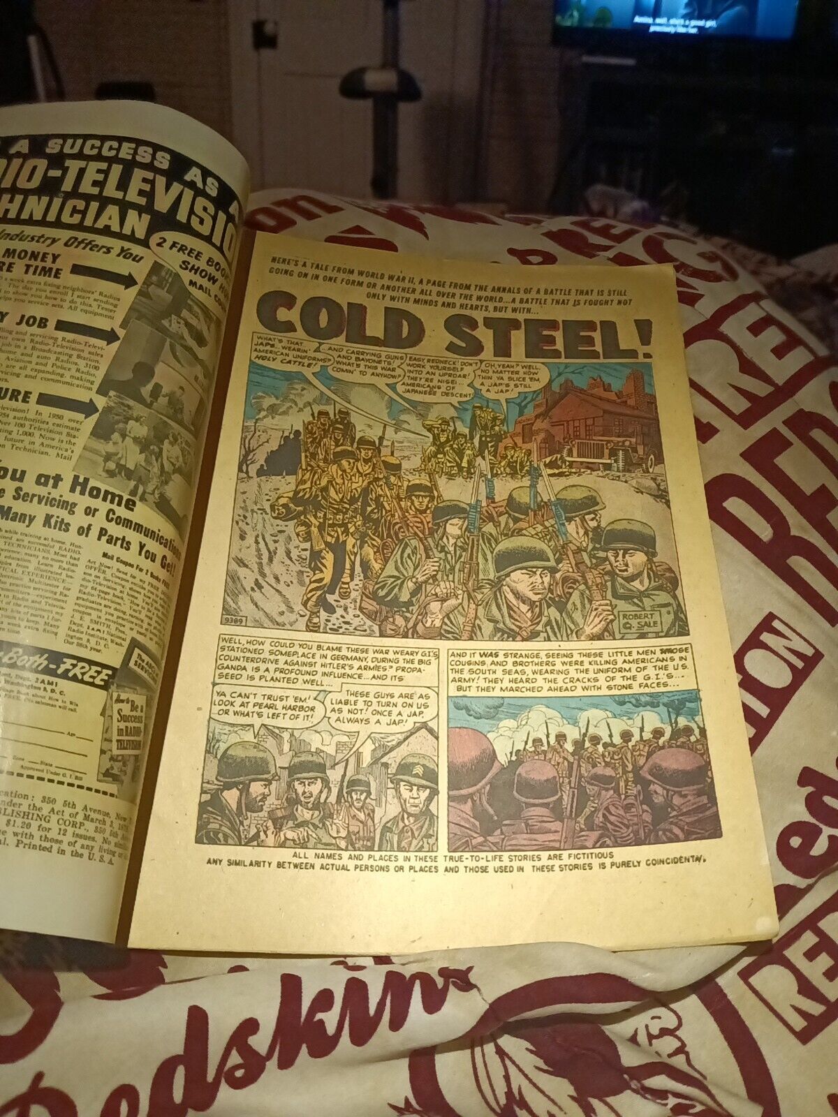 WAR ADVENTURES #1 Shell Shock cover! 1952-ATLAS-GEORGE TUSKA Sol ...