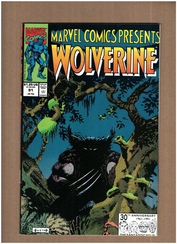 Marvel Comics Presents #91 Wolverine Cable Ghost Rider 1991 VF 8.0 ...