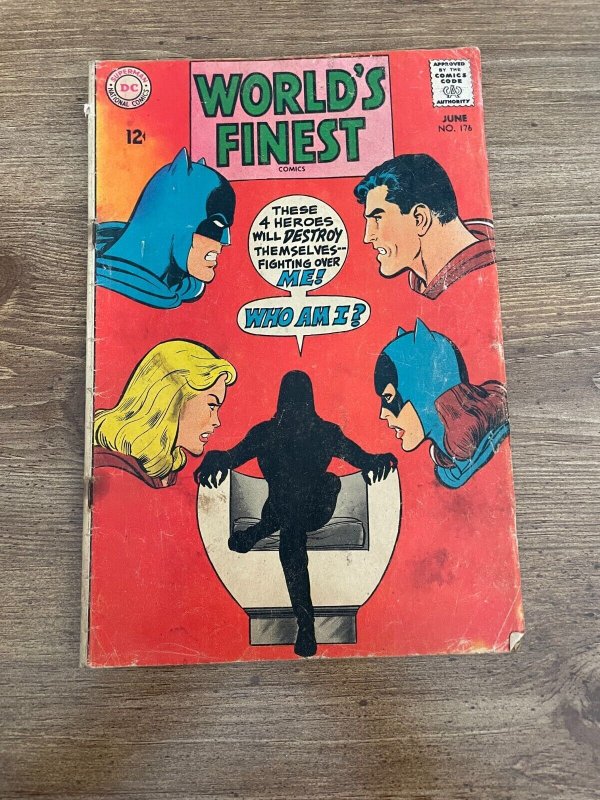 World's Finest # 176 GD/VG DC Silver Age Comic Book Batman Superman ...