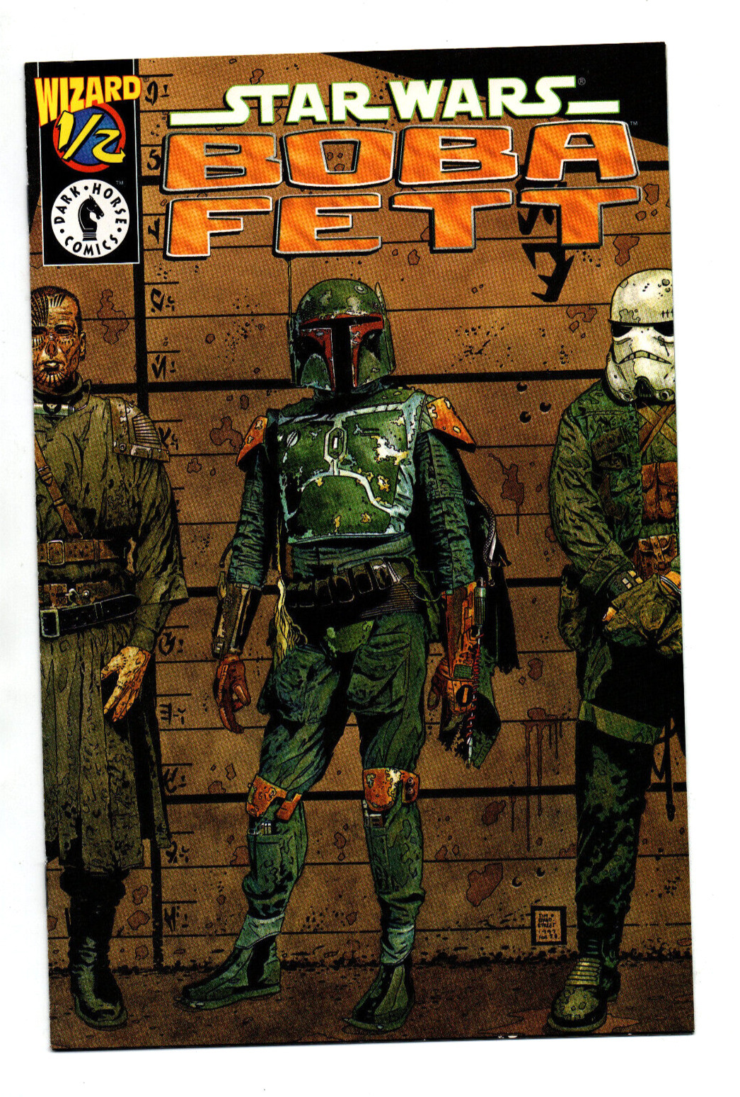 Star Wars: Boba Fett Wizard 1/2 w/COA - Dark Horse - 1997 - VF | Comic ...